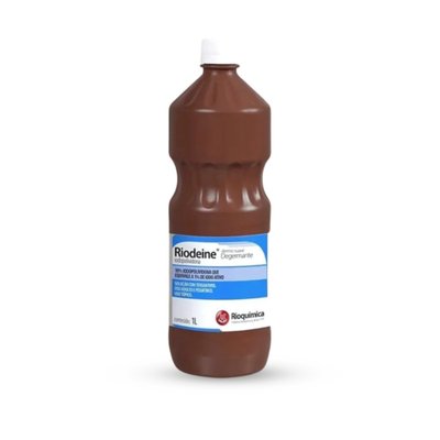 Riodeine Iodopolividona PVPI Degermante - Rioquímica - 1000 mL